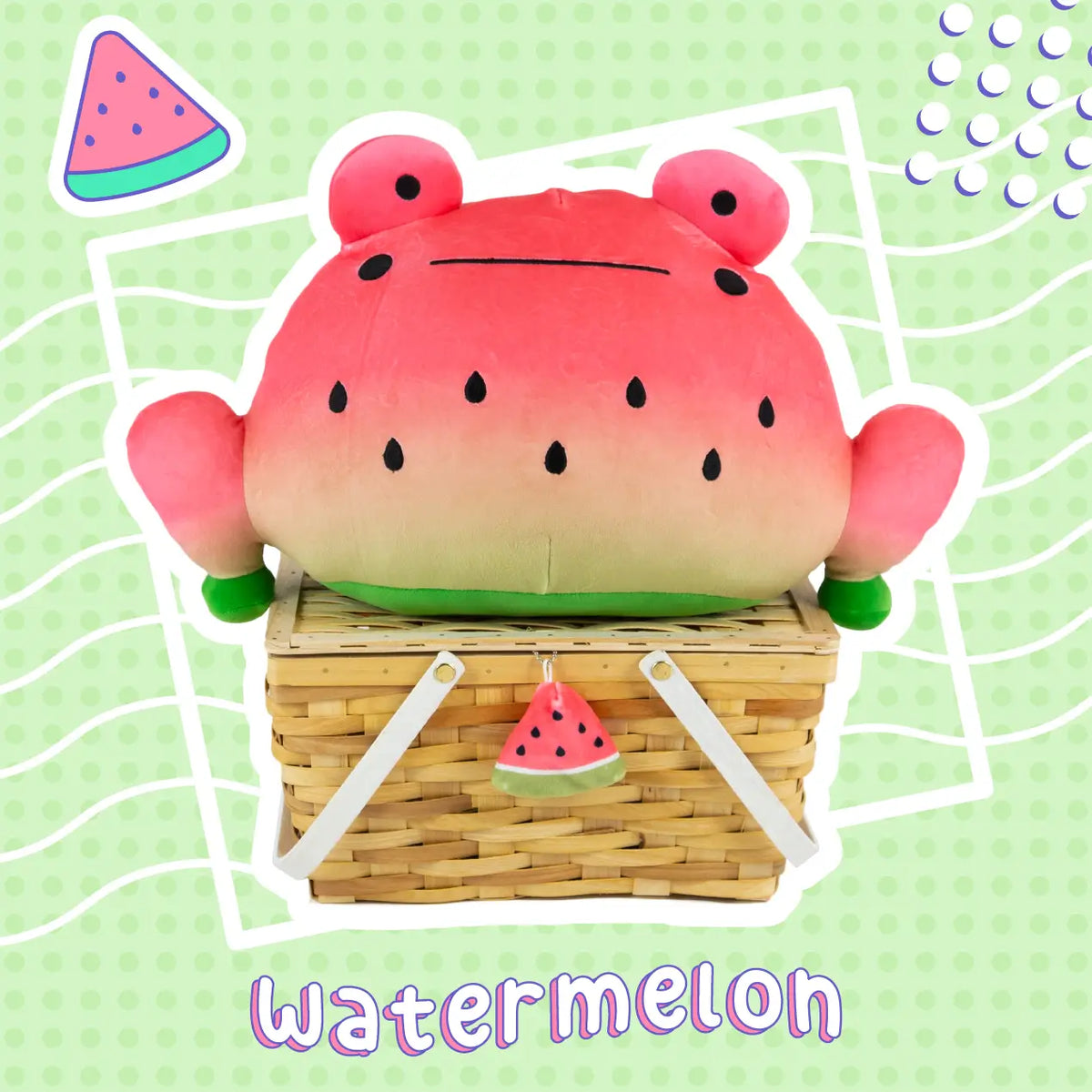 Watermelon Frog Scented Plushie – Gacha Gallery