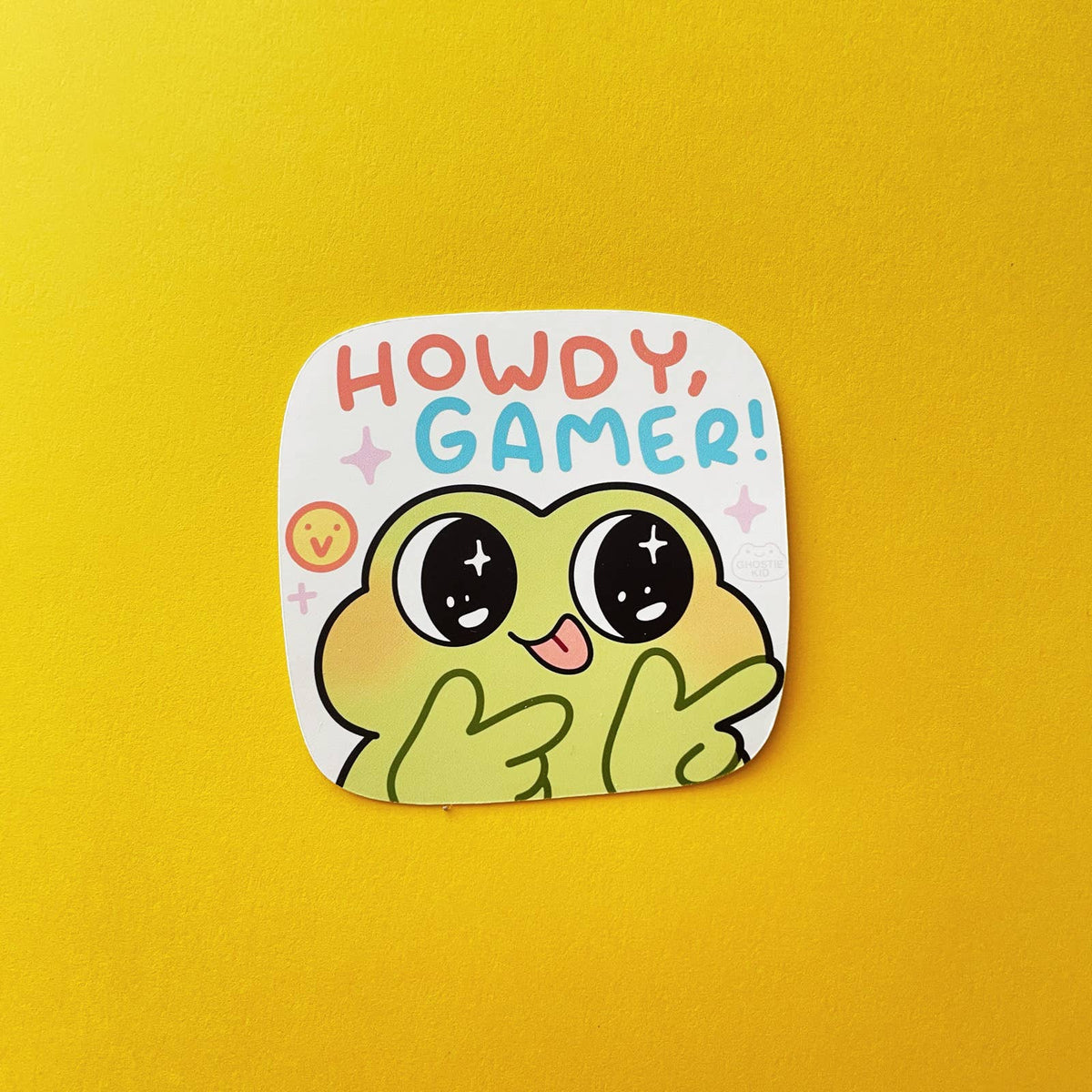 Howdy, Gamer! Vinyl Sticker – Gacha Gallery